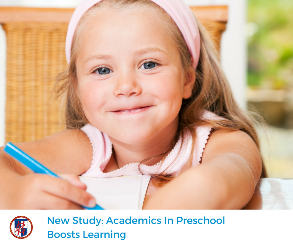 New Study: Academics In Preschool Boosts Learning - Cedar Hill Prep School